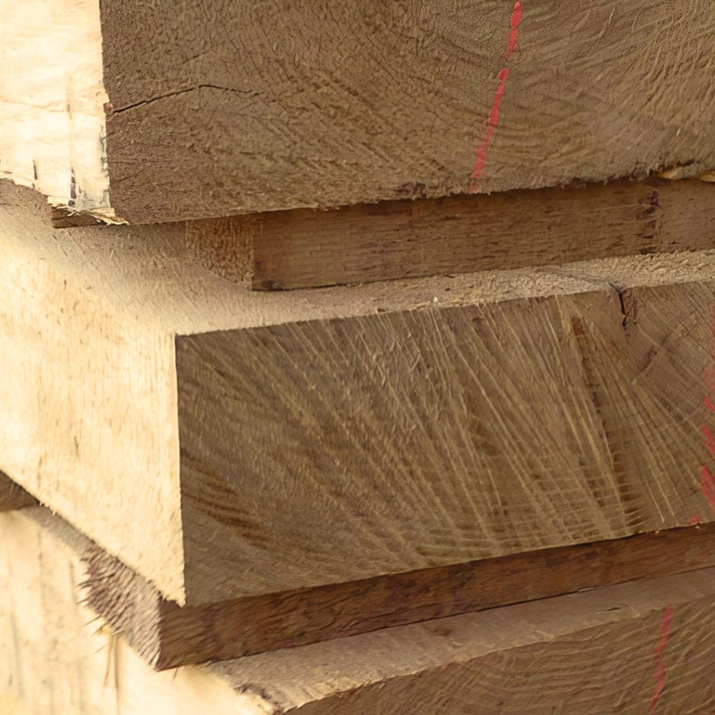 Traverses en robinier acacia pour décoration extérieure | Alternabois